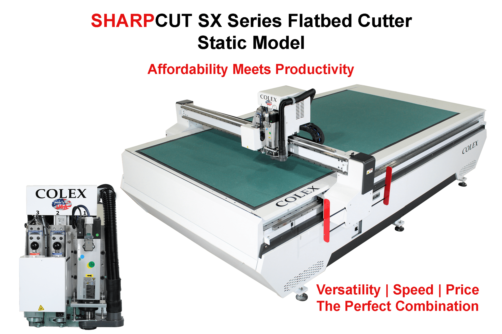 Sharpcut SX Series | Flatbed Cutter | CNC | Knife Cutter | Colex