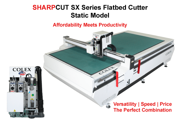 Sharpcut SX Series | Flatbed Cutter | CNC | Knife Cutter | Colex